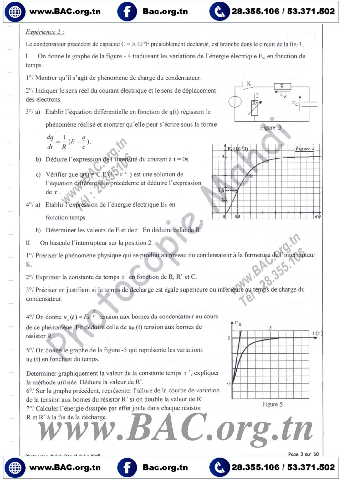 Séries Physique et chimie avec corrigées - Toute l'année - BAC Math ...