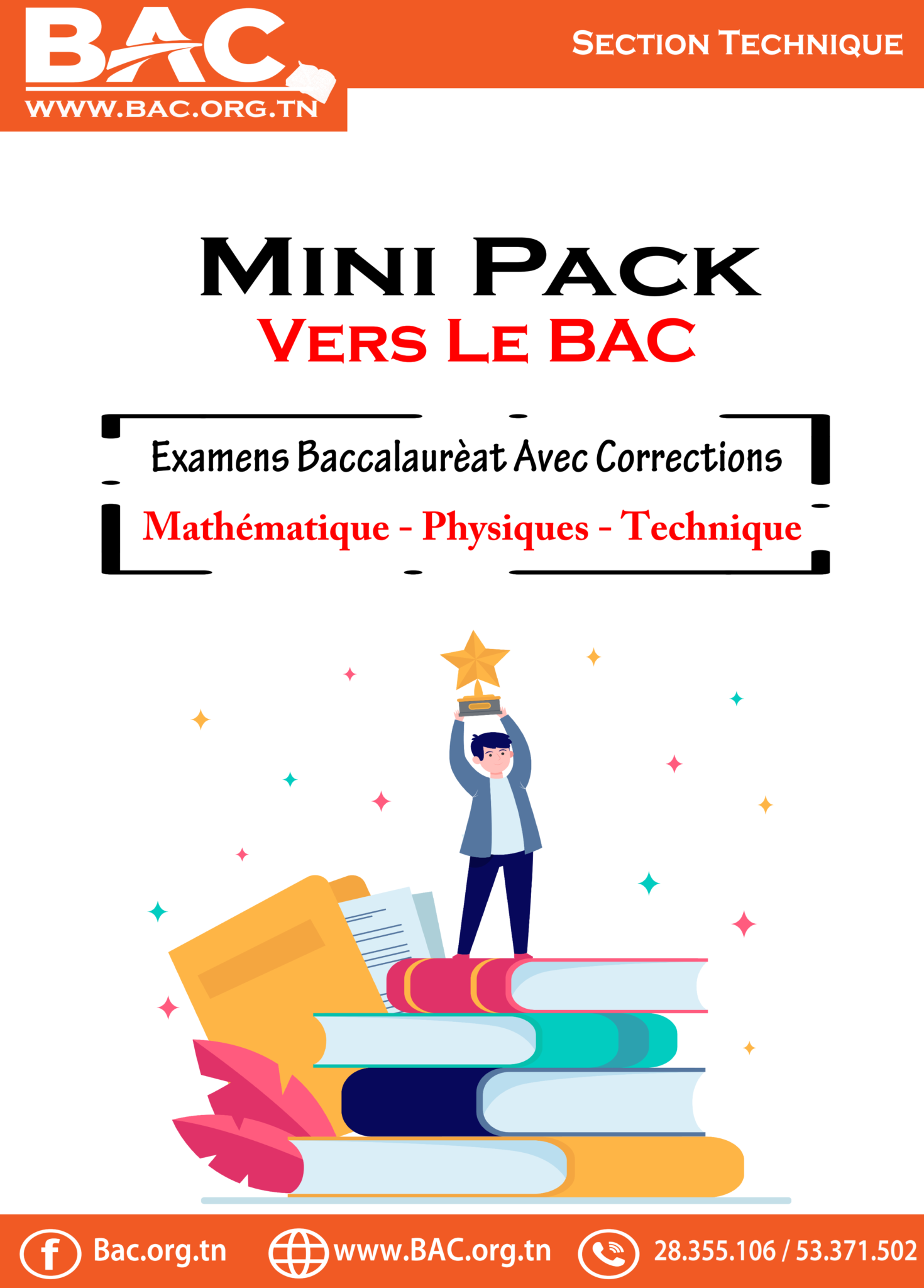 Livres Révisions BAC Techniques 2021 - Bac Tunisie