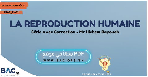 Série Avec Correction - La Reproduction Humaine - Bac Math - Mr Bayoudh ...