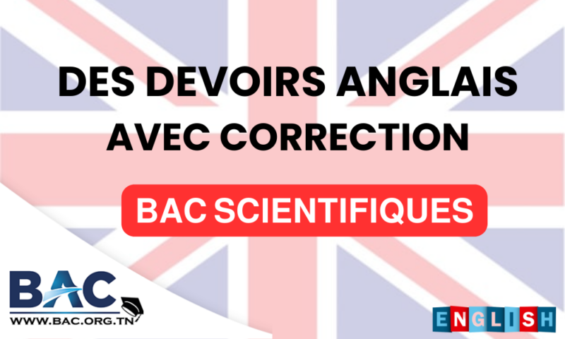 Des devoirs Anglais - Bac Tunisie 2026