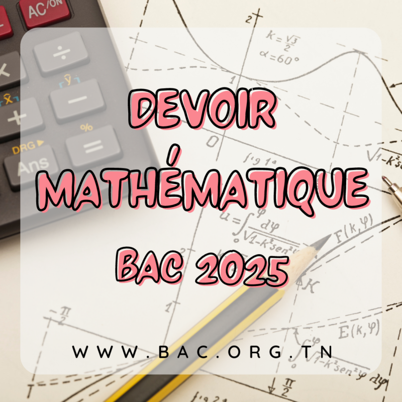 devoir Contrôle N°1 Avec Correction - Math - Bac Sciences & Technique ...